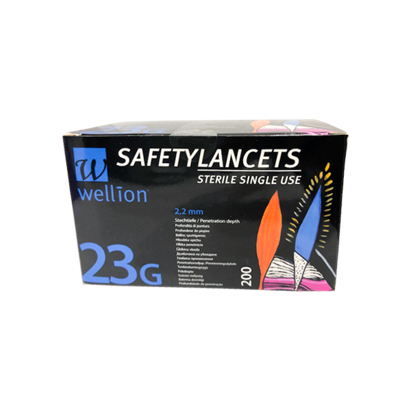 Wellion Plus Lanceta 23g Segurança X200 - Comprar Agora